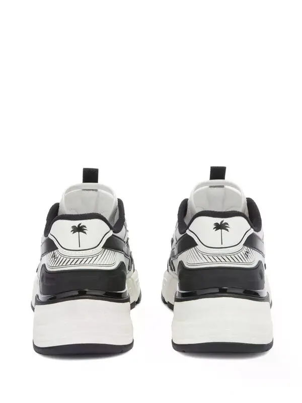 Palm Angels Leather Sneakers - White
