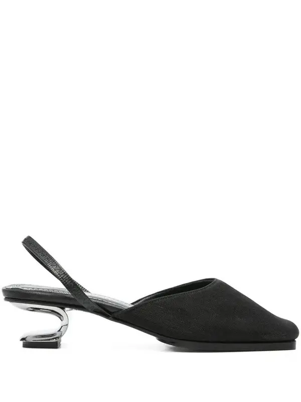 NICOLE SALDANA 40mm Syd Mules - Black