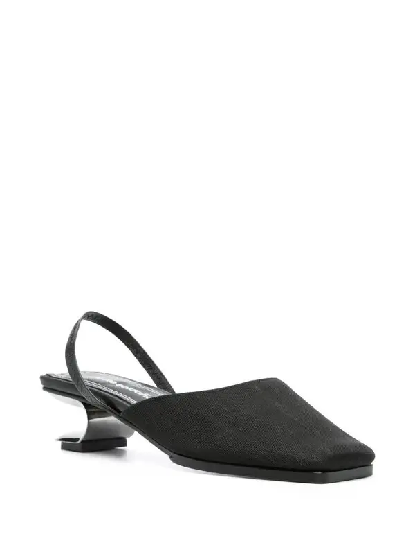 NICOLE SALDANA 40mm Syd Mules - Black