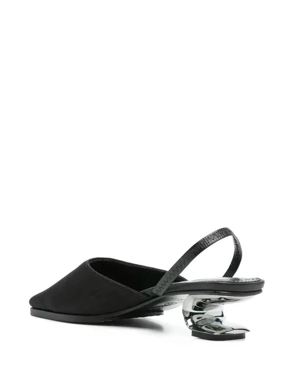 NICOLE SALDANA 40mm Syd Mules - Black