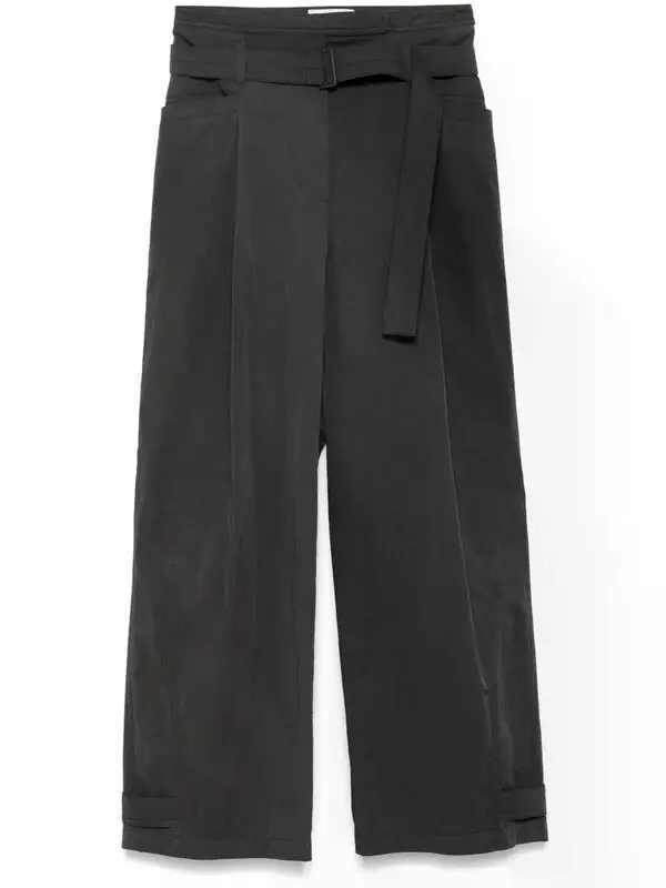 LOW CLASSIC Double-belted Trousers