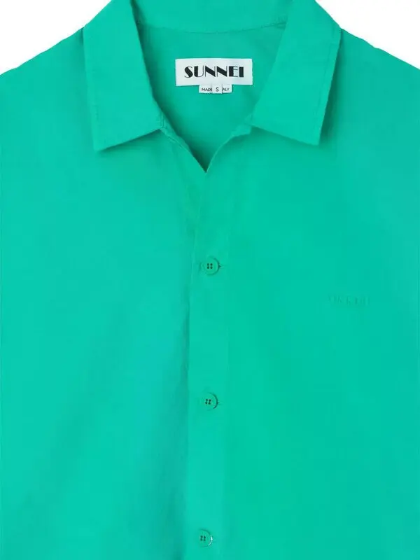 Sunnei Poplin Shirt - Green