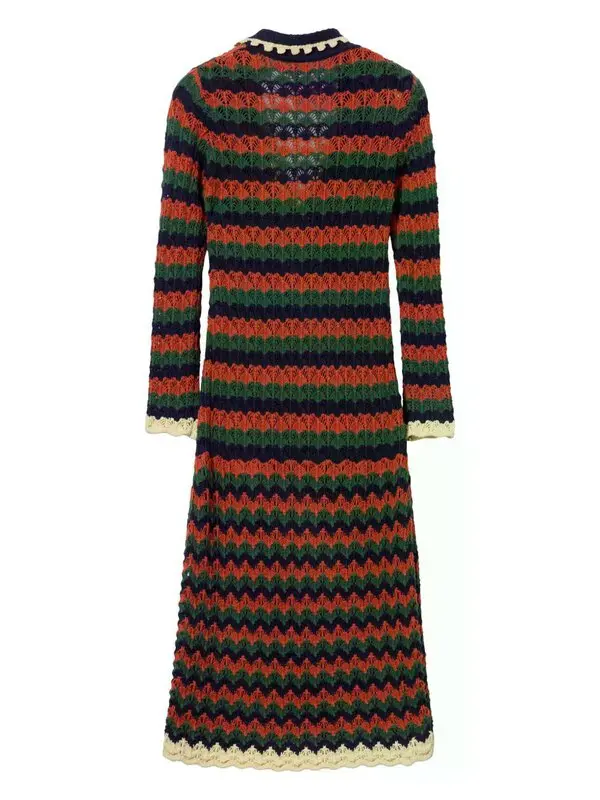 La DoubleJ Perry Knit Midi Dress - Orange