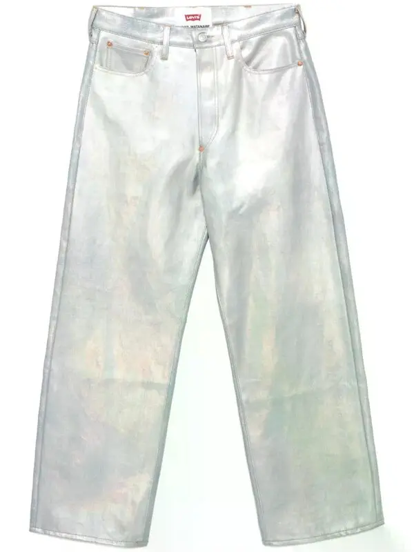 Junya Watanabe Foiled Straight-leg Jeans