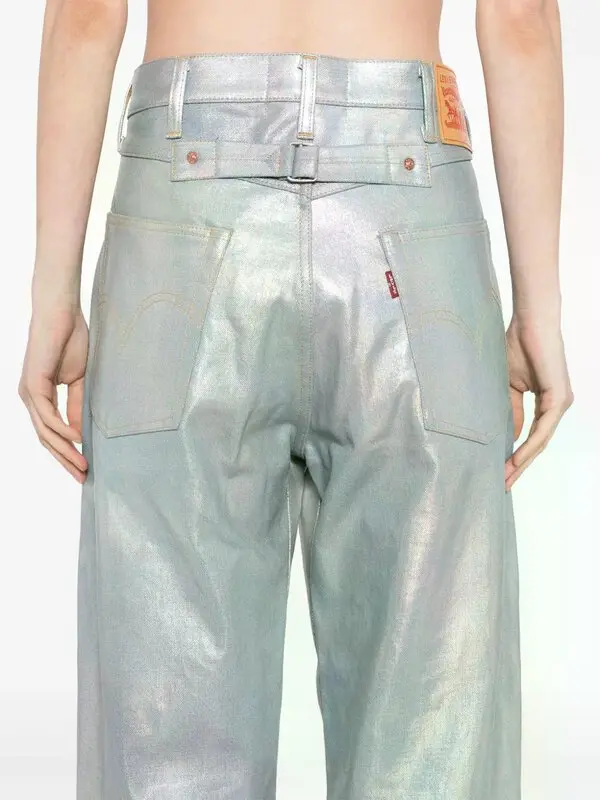 Junya Watanabe Foiled Straight-leg Jeans