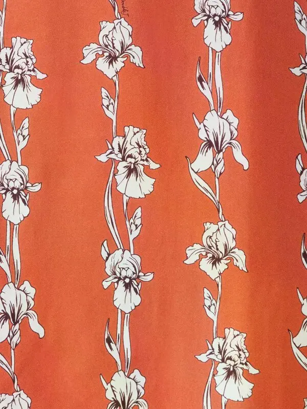 La DoubleJ Swing Midi Dress - Orange