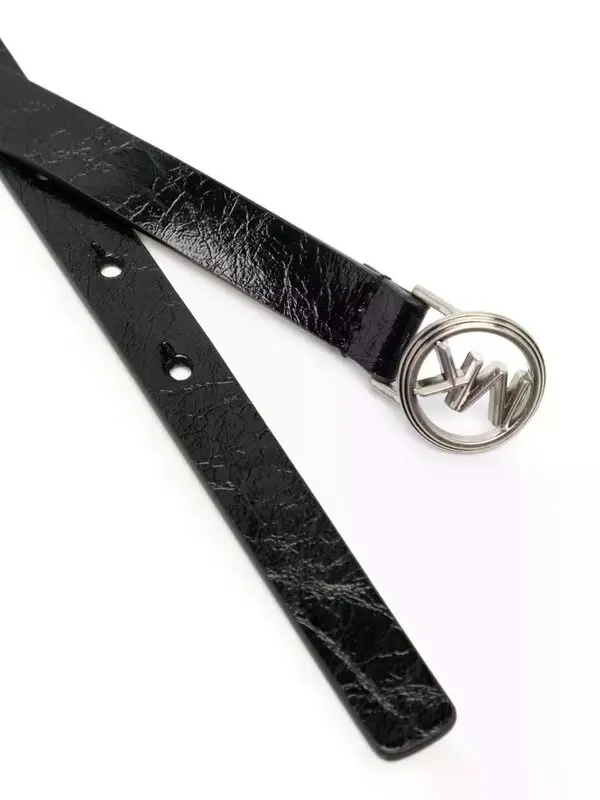 Michael Kors Logo Charm Belt In Black - 55% Off | Editorialist display picture 1