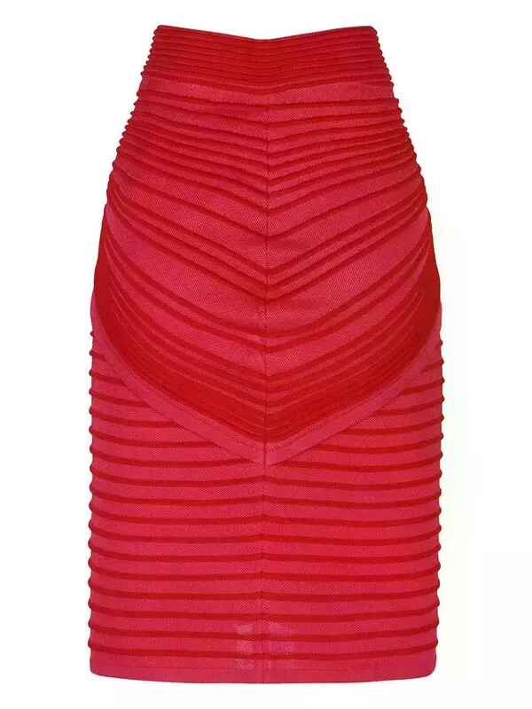 Balmain Draped Midi Skirt