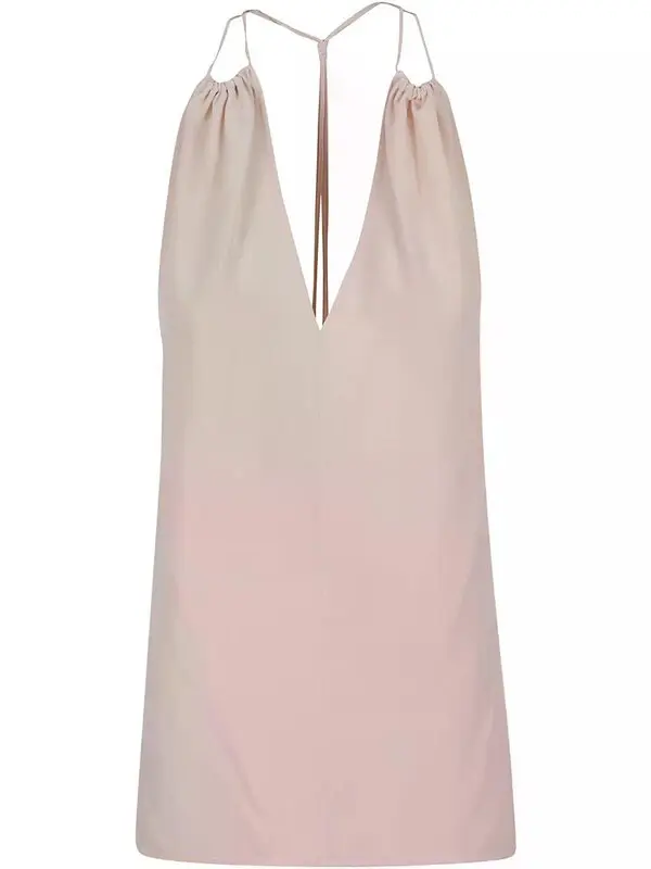 Victoria Beckham Silk Halterneck Top