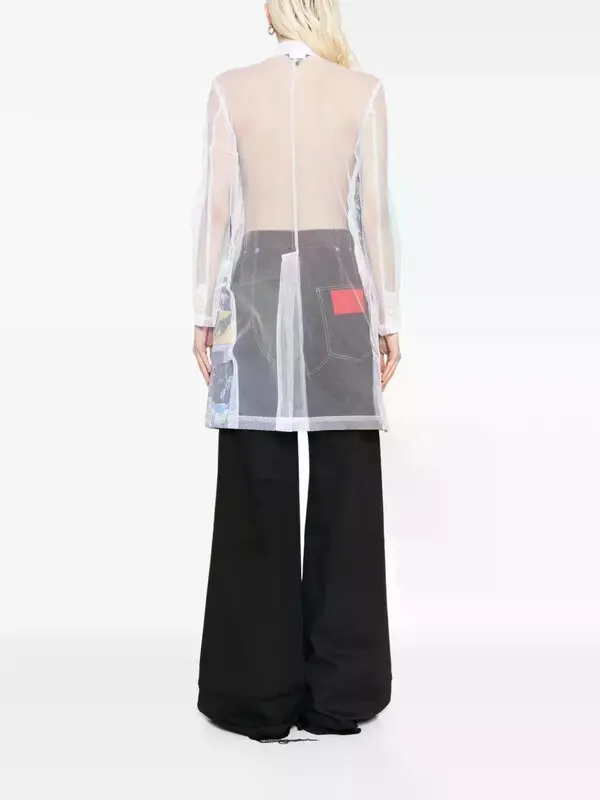 Comme Des Garçons Graphic-print Coat