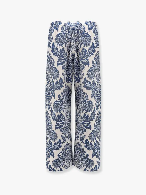 Max Mara Merano Floral-print Trousers