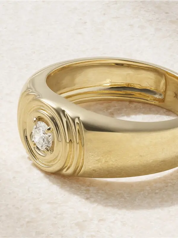 STONE AND STRAND Silvia 14-karat Diamond Ring
