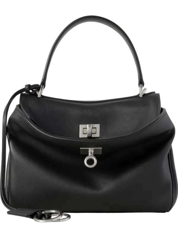 Balenciaga Rodeo Mini Leather Tote - Black