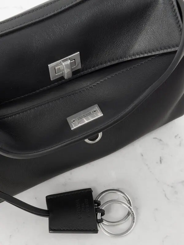 Balenciaga Rodeo Mini Leather Tote - Black