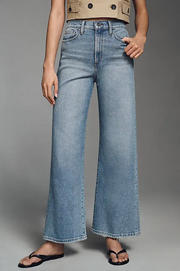 Anthropologie Joe's Jeans Petite Mia High-rise Wide-leg Jeans