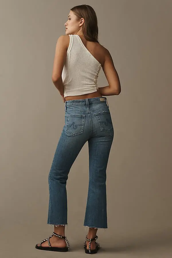Ag Farrah Mid-rise Crop Bootcut Jeans