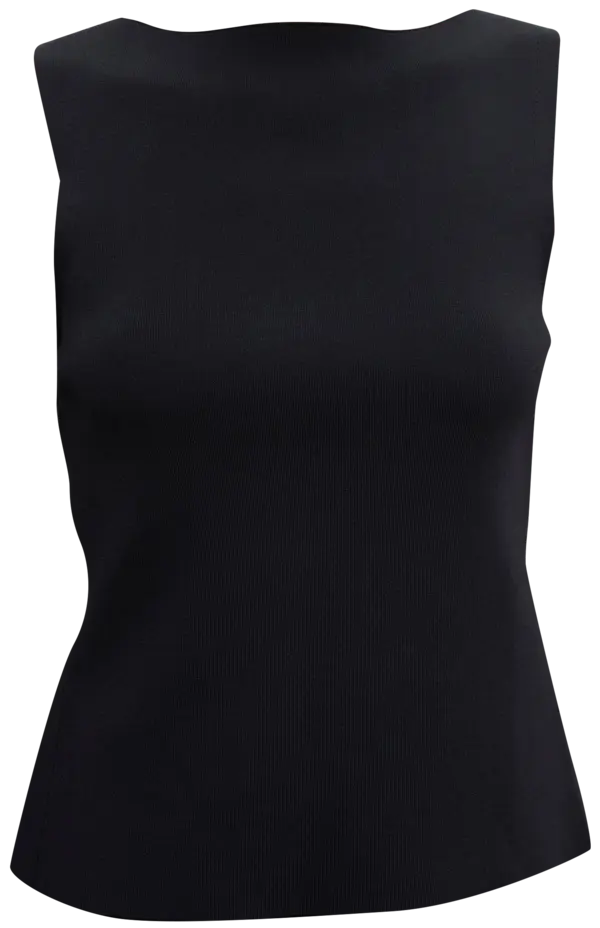 HOUSE OF DAGMAR Open Back Knit Top