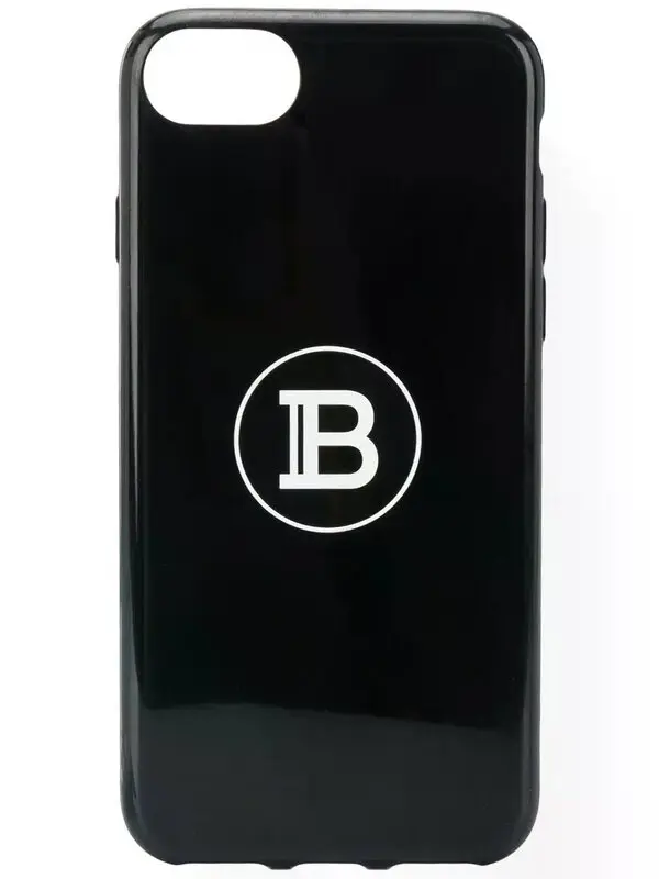Balmain Logo Print Iphone 6/7/8 Case - Black