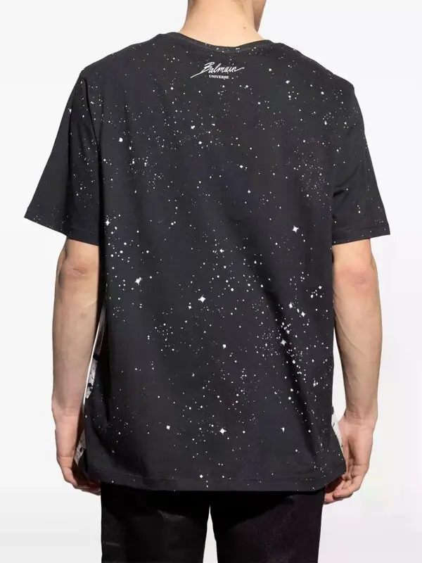 Balmain Galaxy-print T-shirt