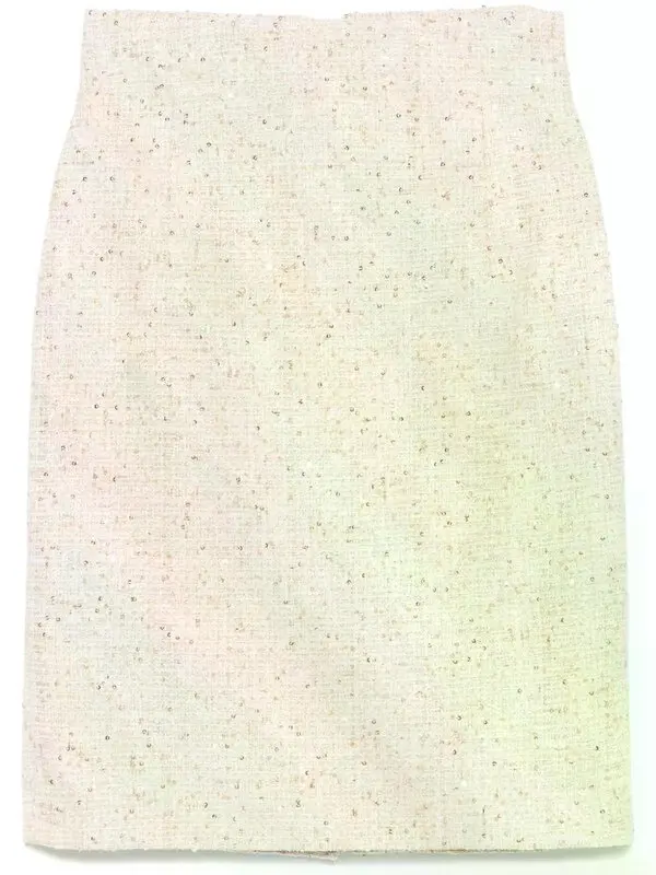 Tagliatore Tweed Mini Skirt - Neutrals