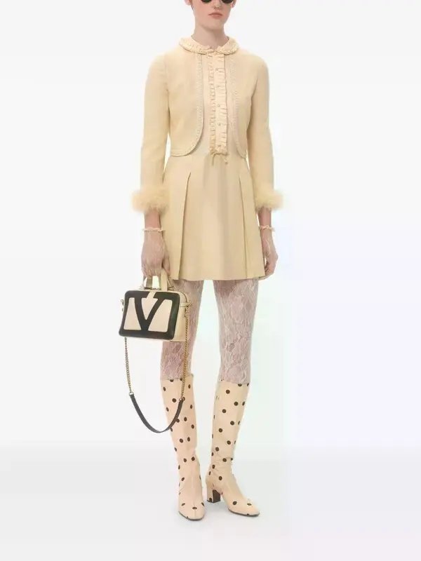 Valentino Garavani Viva Superstar Nappa Leather Handbag - Neutrals