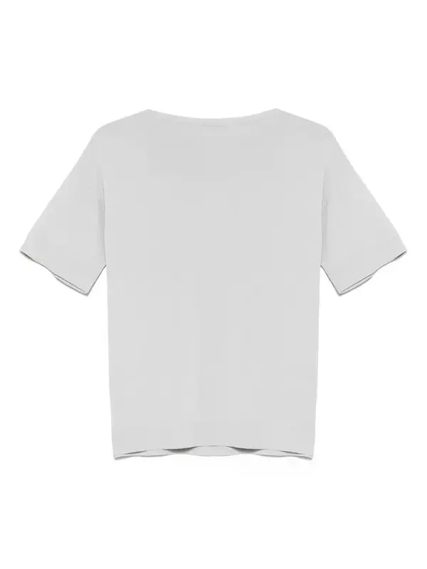 D.exterior Monili-detail T-shirt - Grey