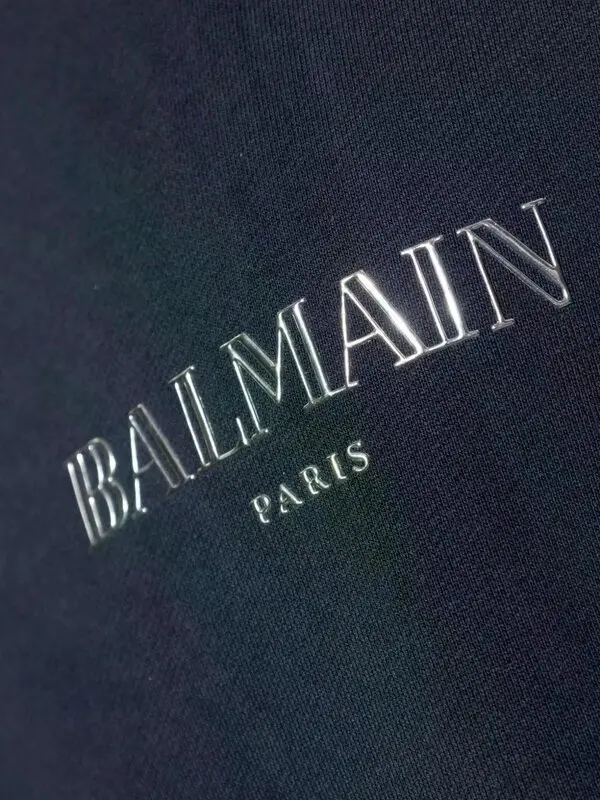 Balmain Logo-graphic Drawstring Hoodie