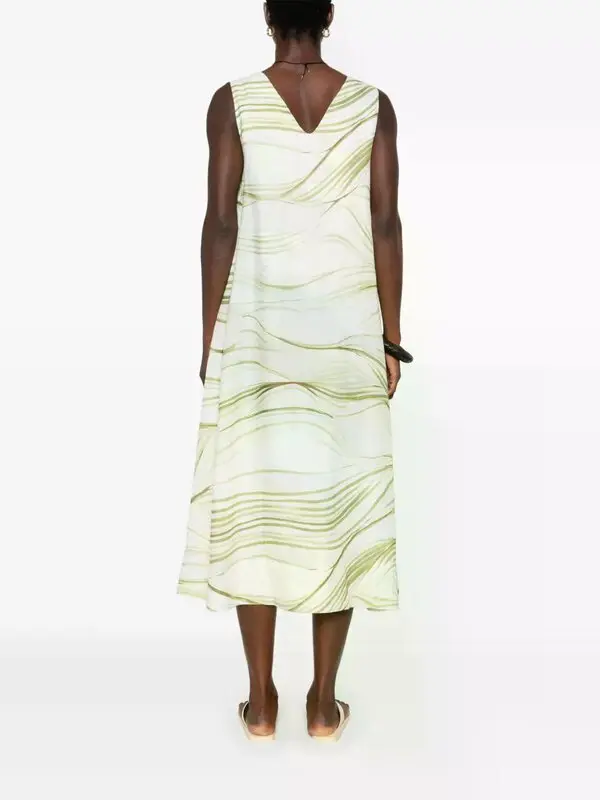 Peserico Printed Midi Dress