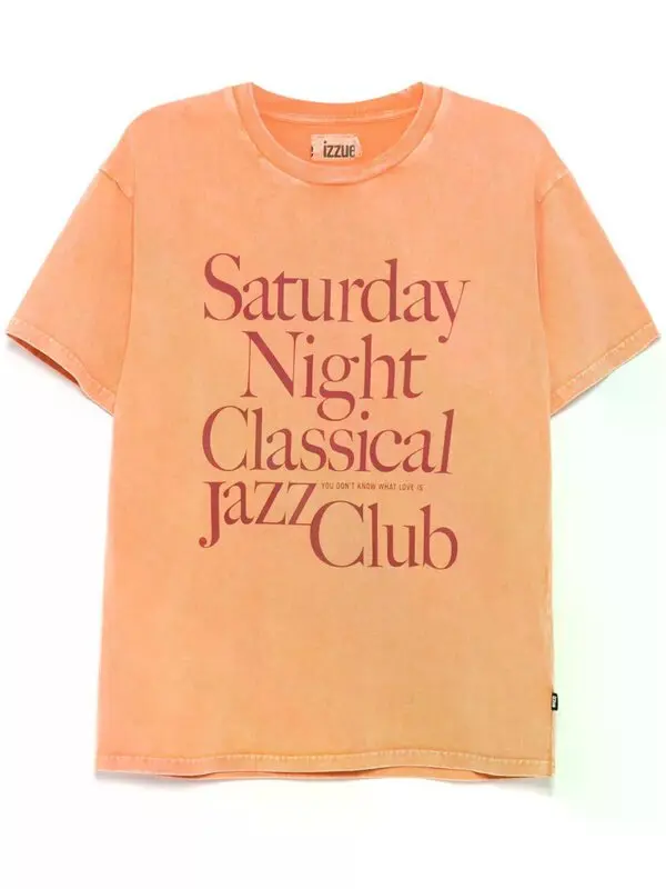 Izzue Printed T-shirt - Orange
