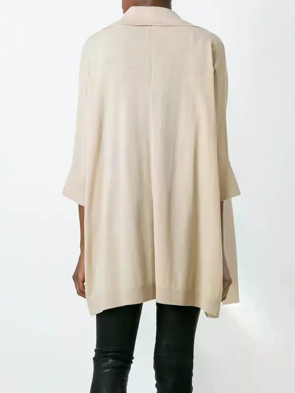 Ralph Lauren Draped Wool Cardigan Coat