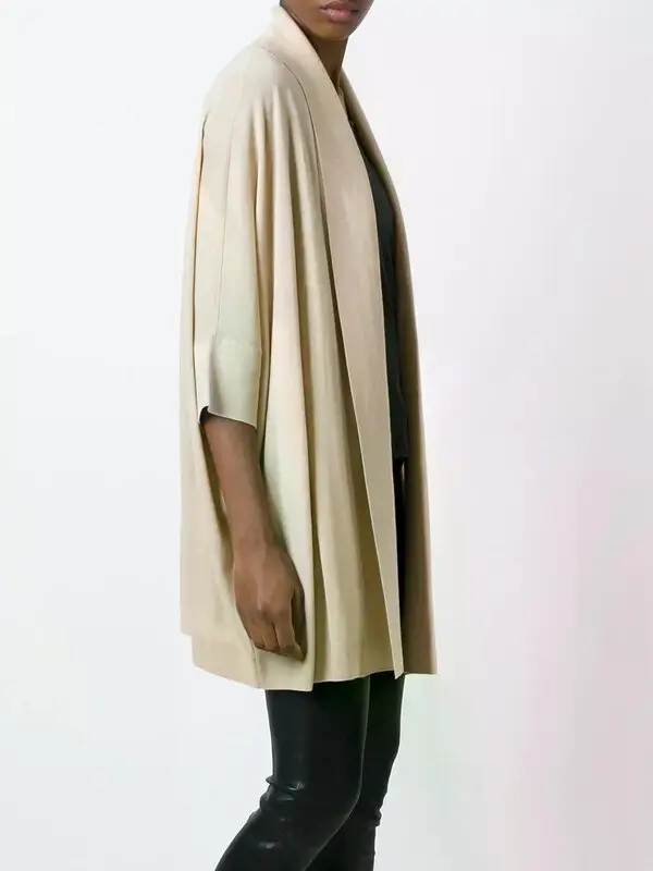 Ralph Lauren Draped Wool Cardigan Coat
