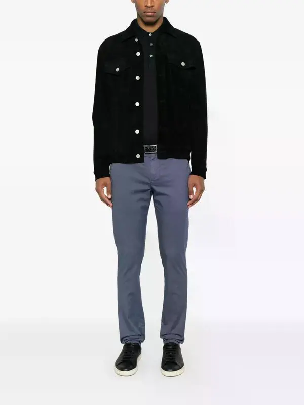 DRUMOHR Knitted Polo Shirt - Blue