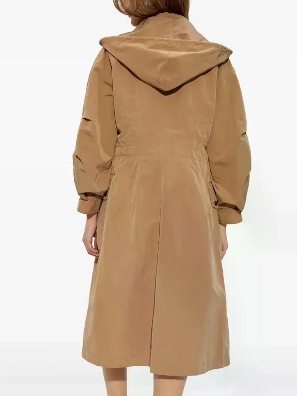 Moncler Nantes Parka Coat - Brown