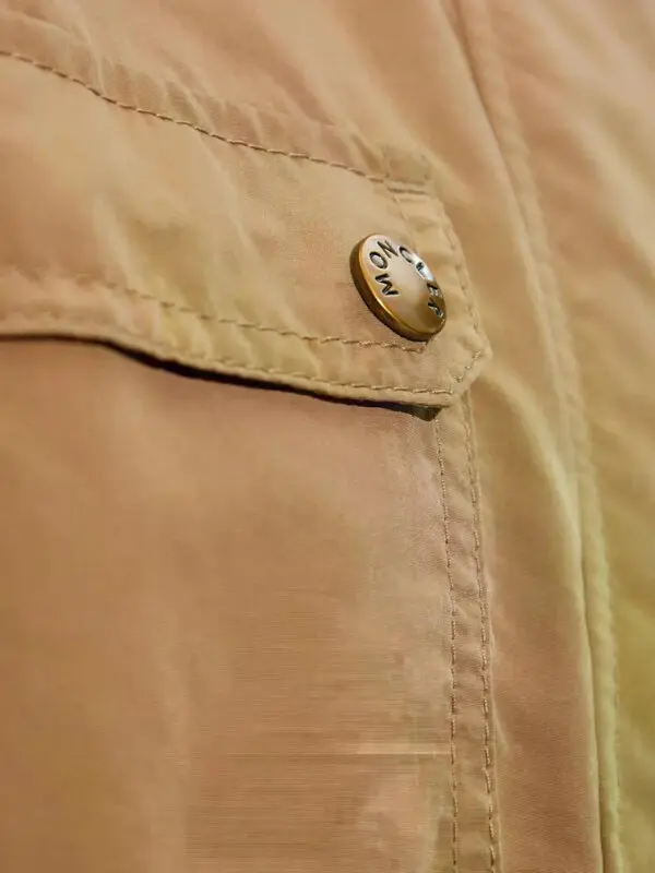 Moncler Nantes Parka Coat - Brown