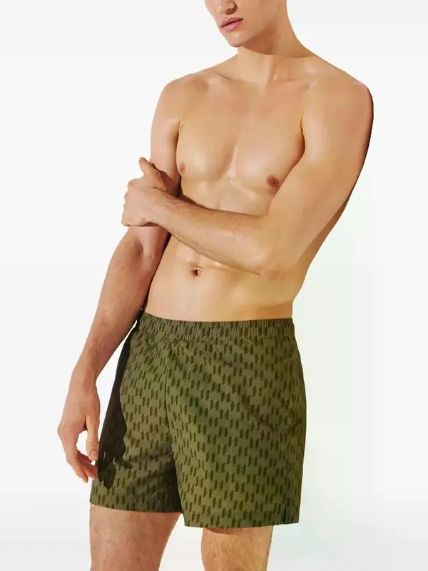 Karl Lagerfeld Monogram-print Swim Shorts