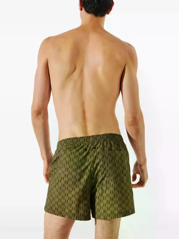 Karl Lagerfeld Monogram-print Swim Shorts
