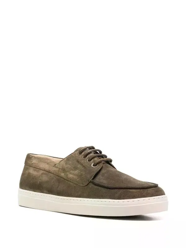 STUART WEITZMAN Suede Derby Shoes