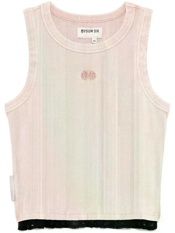 MUSIUM DIV. Ribbed Tank Top