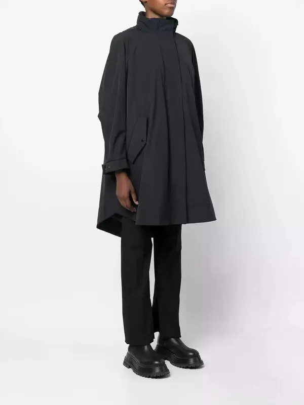 Max Mara High-neck Oversized Raincoat