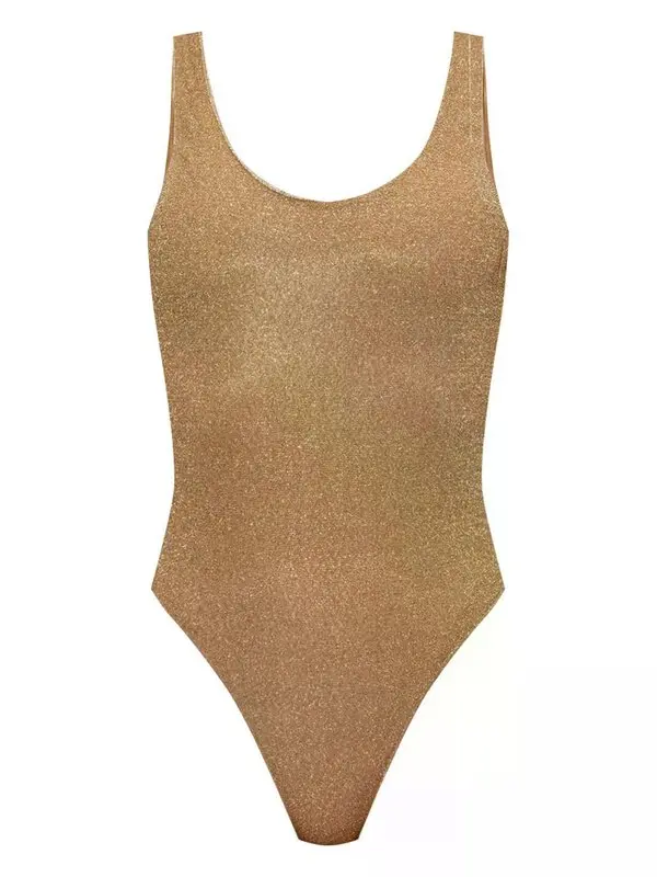 Oseree Lumière Sporty Swimsuit - Gold