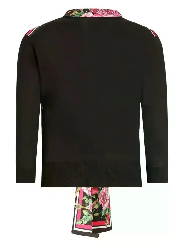 Dolce & Gabbana Rose-print Sweater