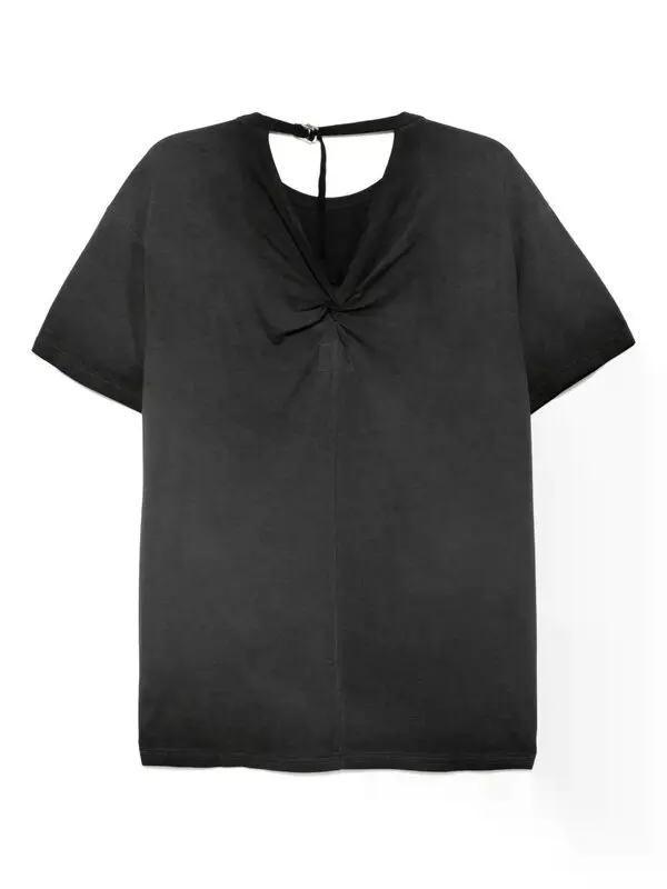 MUSIUM DIV. Embroidered T-shirt - Black
