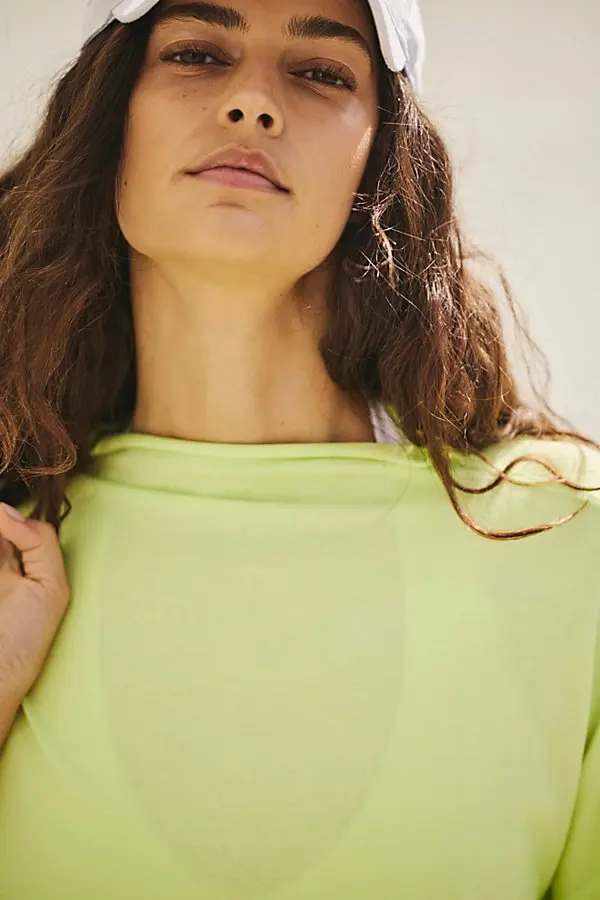 Free People Throw Over Tunic - Sour Citrus