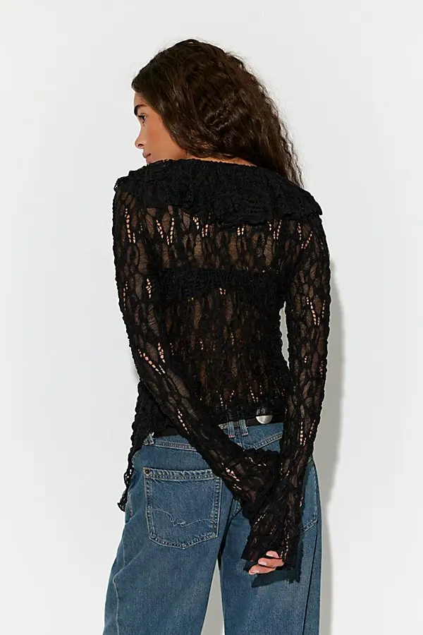 Free People Laney Cardigan - Black