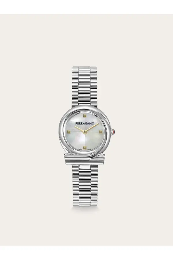 FERRAGAMO Gancini Twisted Watch - Red