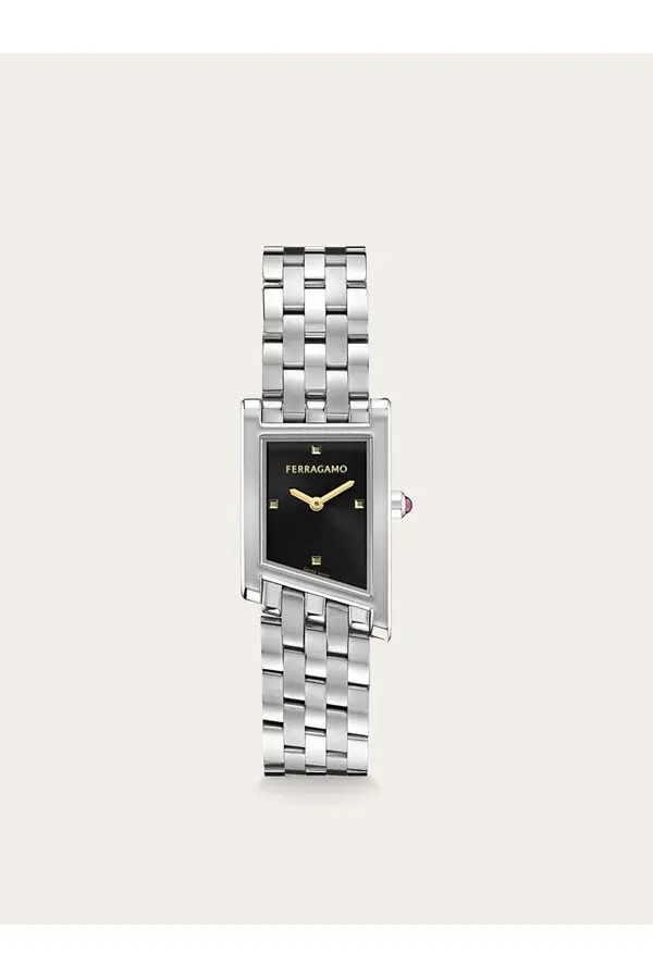 FERRAGAMO Asymetrique Watch - Black