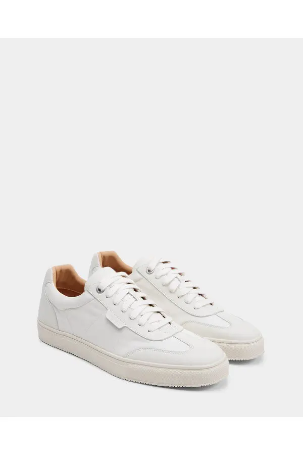 Rudsak Leather Lace-up Sneakers - Natural