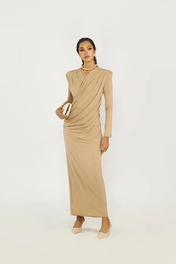 chinese dress ladies Ellie Maxi Dresa – Posch Boutique