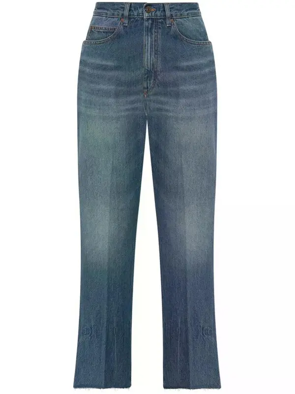 Victoria Beckham Relaxed Curved Jeans - Blue