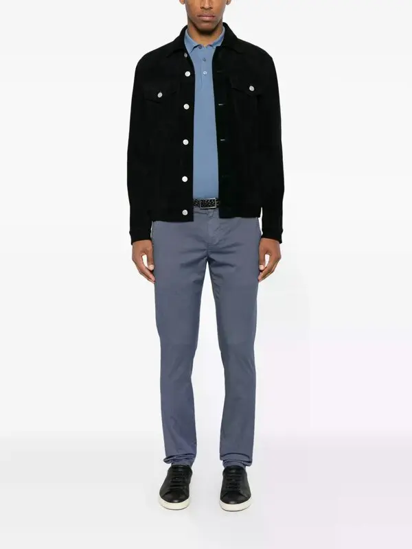 DRUMOHR Cotton Polo Shirt - Blue